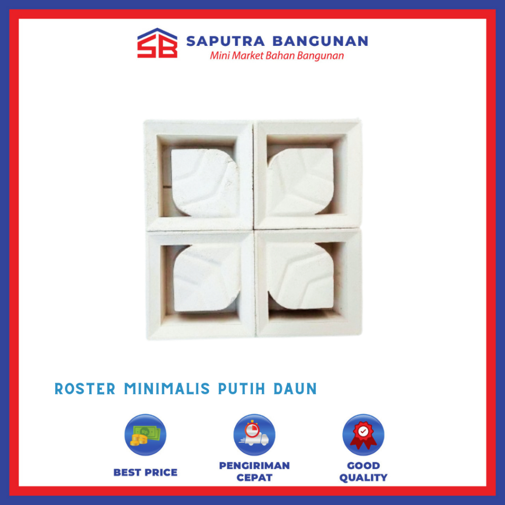 Jual ROSTER MINIMALIS PUTIH DAUN | Shopee Indonesia