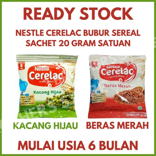 Jual Nestle Cerelac 20gr renceng isi 8 sachet x 20 gram bubur bayi ...