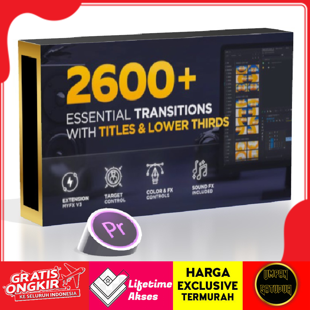 Jual MYFX Essential Transitions for Premiere Pro | Shopee Indonesia