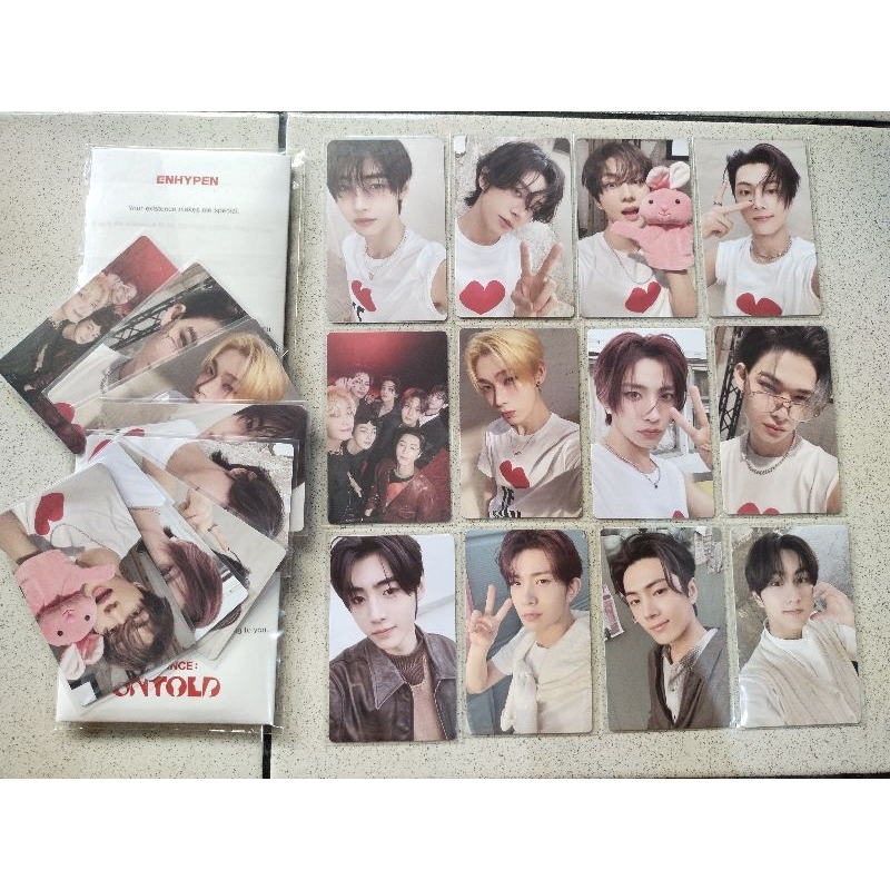 Jual Photocard Official Enhypen Romance:Untold Weverse ver Jungwon Jay Jake Sunghoon Heesung ...