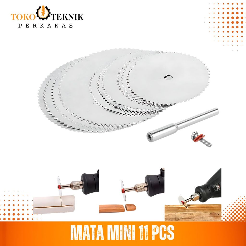 Jual Mata Pisau Mini Grinder SET 11 Pcs Circular Saw Blade Die Grinder ...