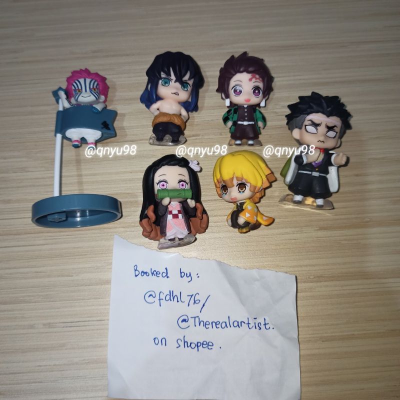 Jual [BOOKED] Bulk Merch KNY Demon Slayer by @fdhl76/@therealartist ...