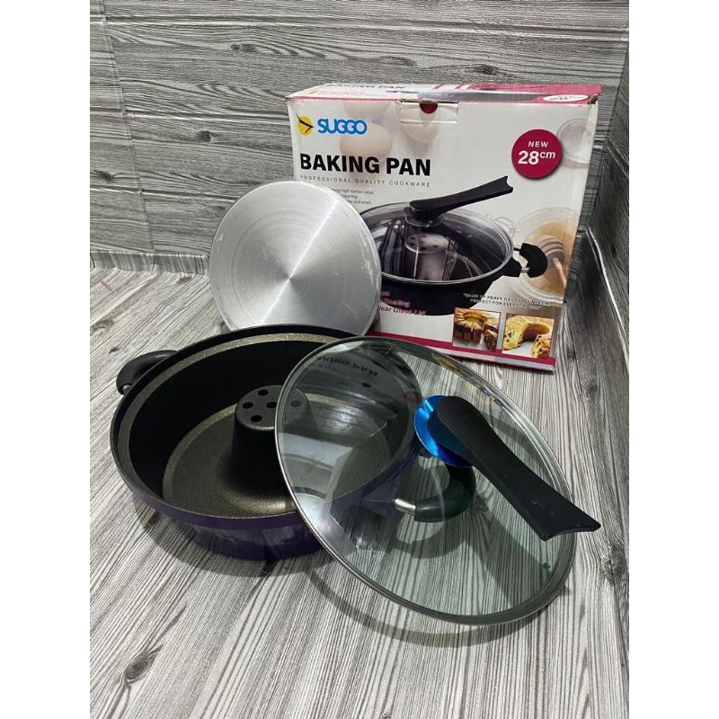 Jual BAKING PAN SUGGO UKURAN 28 CM / CETAKAN KUE BOLU | Shopee Indonesia