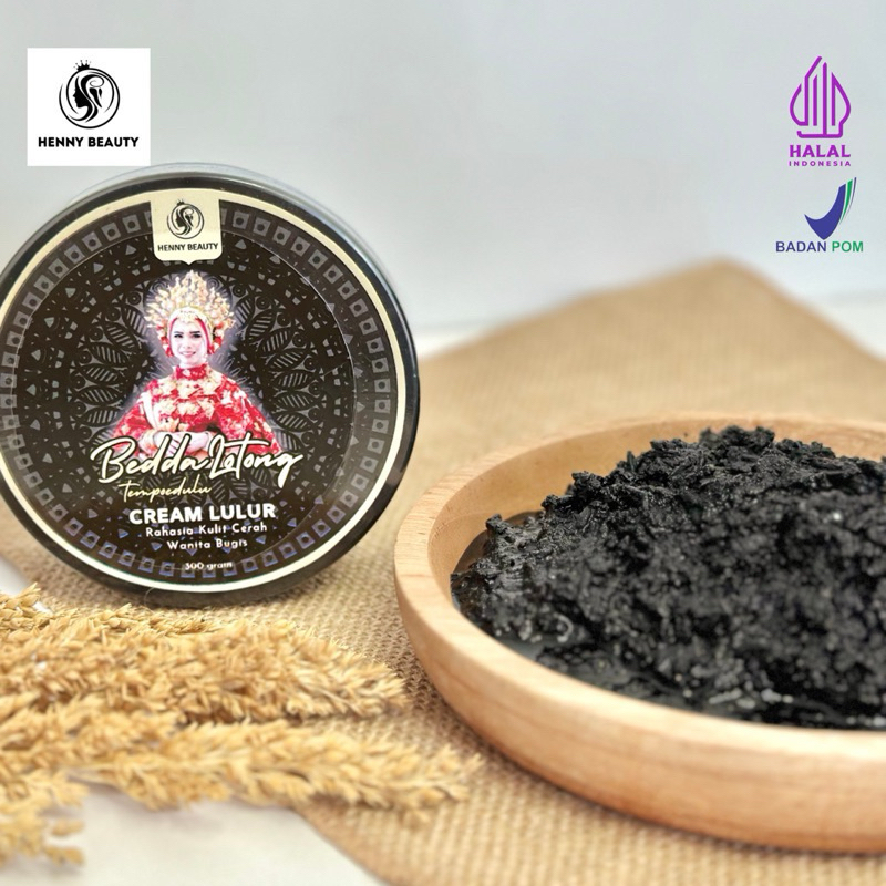 Jual BEDDA LOTONG BASAH HENNY BEAUTY LULUR 300gr BPOM | Shopee Indonesia