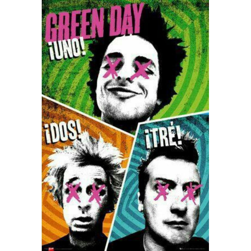 Jual Poster Cetak Hiasan Dinding Jumbo Gambar Music Band Rock N' Roll ...