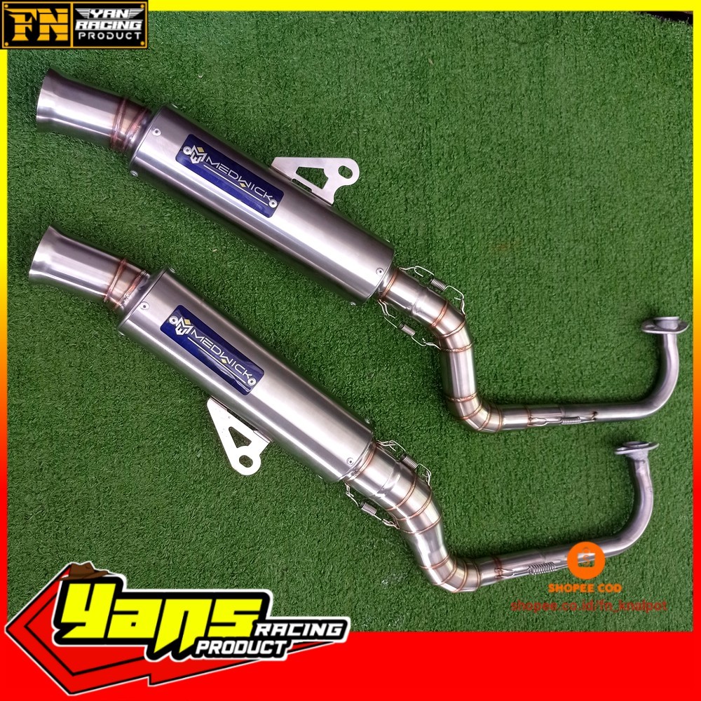 Jual Medwick knalpot samlong inlet 38-50 mm sarangan full dan bor beat ...