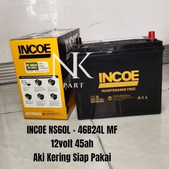 Jual Aki Mobil Daihatsu Xenia New, Avanza New Accu INCOE NS60L MF 45Ah 12v | Shopee Indonesia