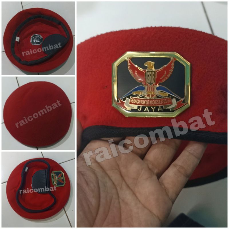 Jual BARET MERAH GRIB | Shopee Indonesia