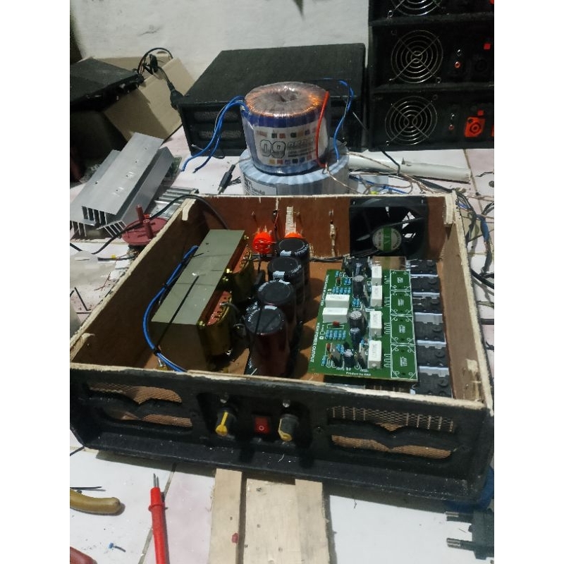 Jual power rakitan 5 amper dobel trafo 800 Watt di jamin gler | Shopee ...
