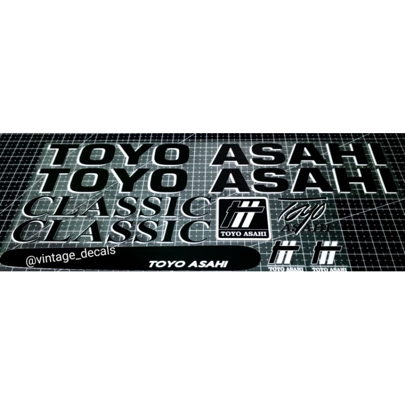 Jual sticker decal sepeda TOYO ASAHI CLASSIC | Shopee Indonesia