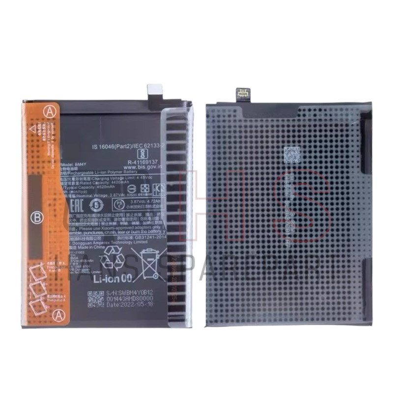 Jual BM4Y BATERAI XIAOMI POCO F3 / POCO F3 PRO - ORIGINAL | Shopee ...