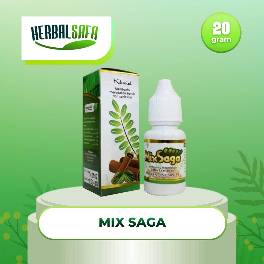 Jual Mix Saga Herbal Batuk dan Sariawan Untuk Anak 20 gr | Shopee Indonesia