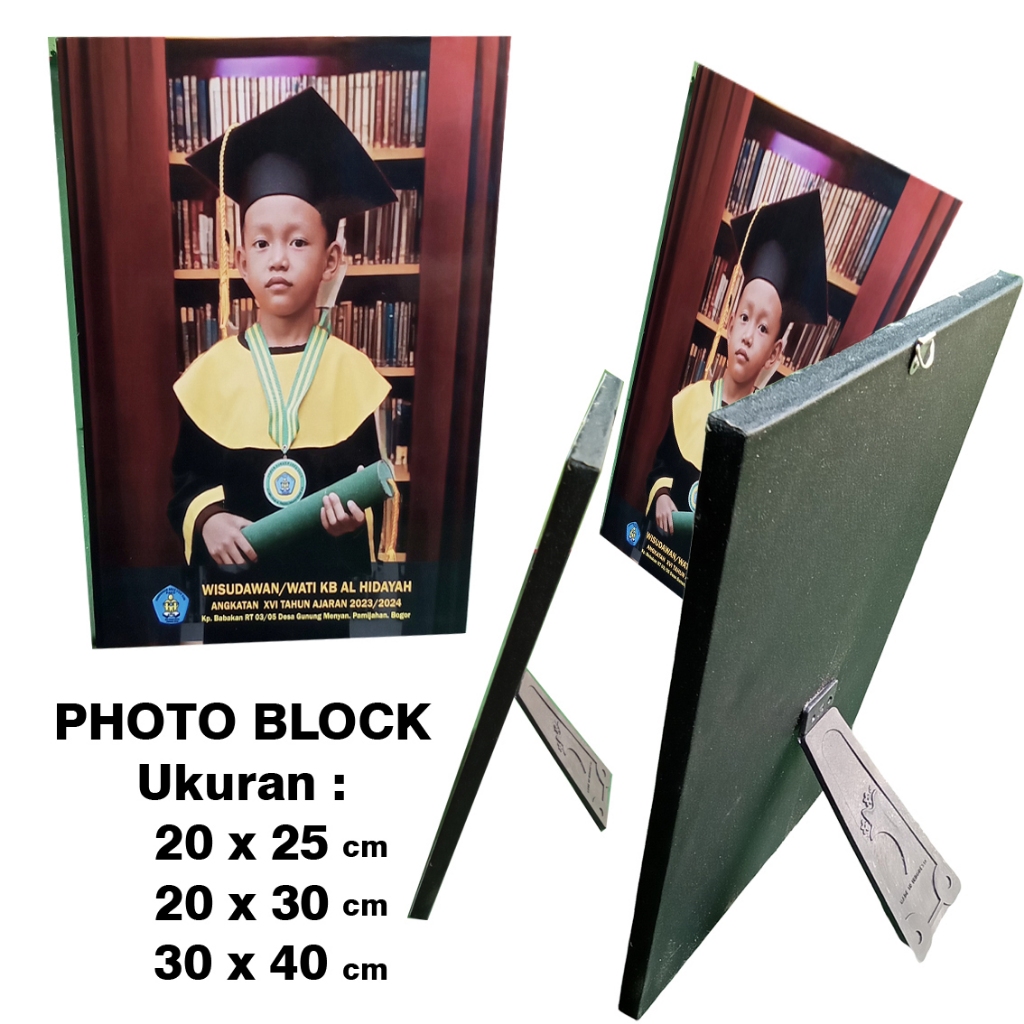 Jual Photo Block, Foto Block, Foto Blok Wisuda, Kado Ulang Tahun, Bio ...