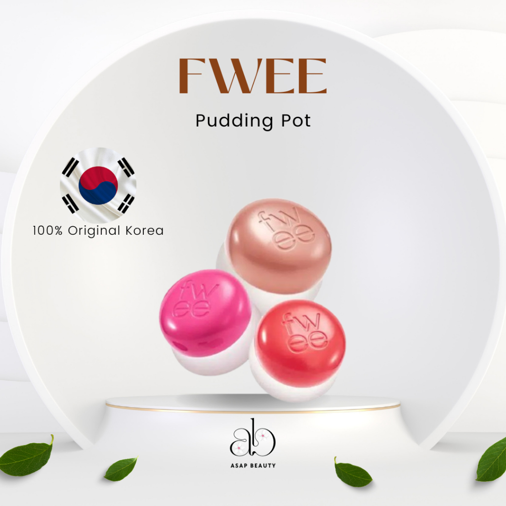 Jual [READY - 30 COLOR] Fweee Lip & Cheek Blurry Pudding Pot 60gr/ fwee ...