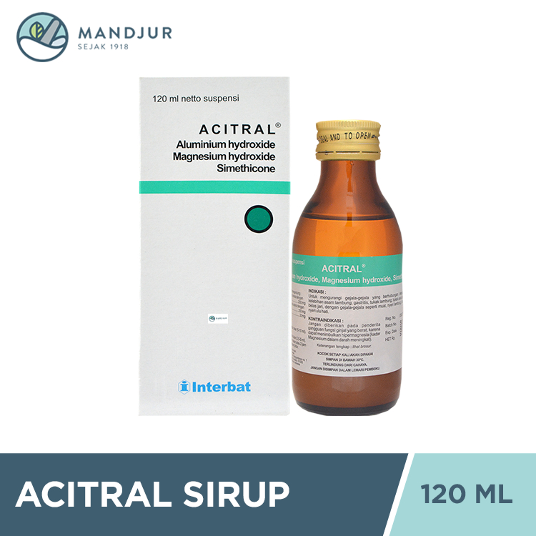 Jual Acitral Sirup 120 mL - Obat Asam Lambung dan Maag | Shopee Indonesia