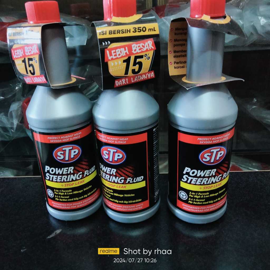 Jual Oli Stp Power Steering Fluid +Stop Leak Anti Bocor Pelumas Stir ...