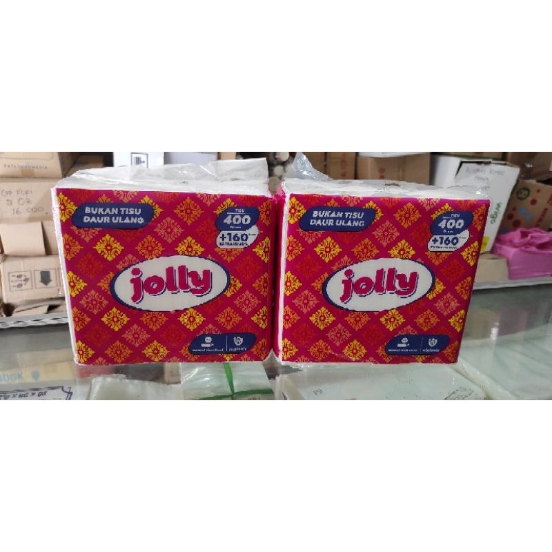 Jual Facial Tissue Jolly 560 gram 2 ply | Shopee Indonesia