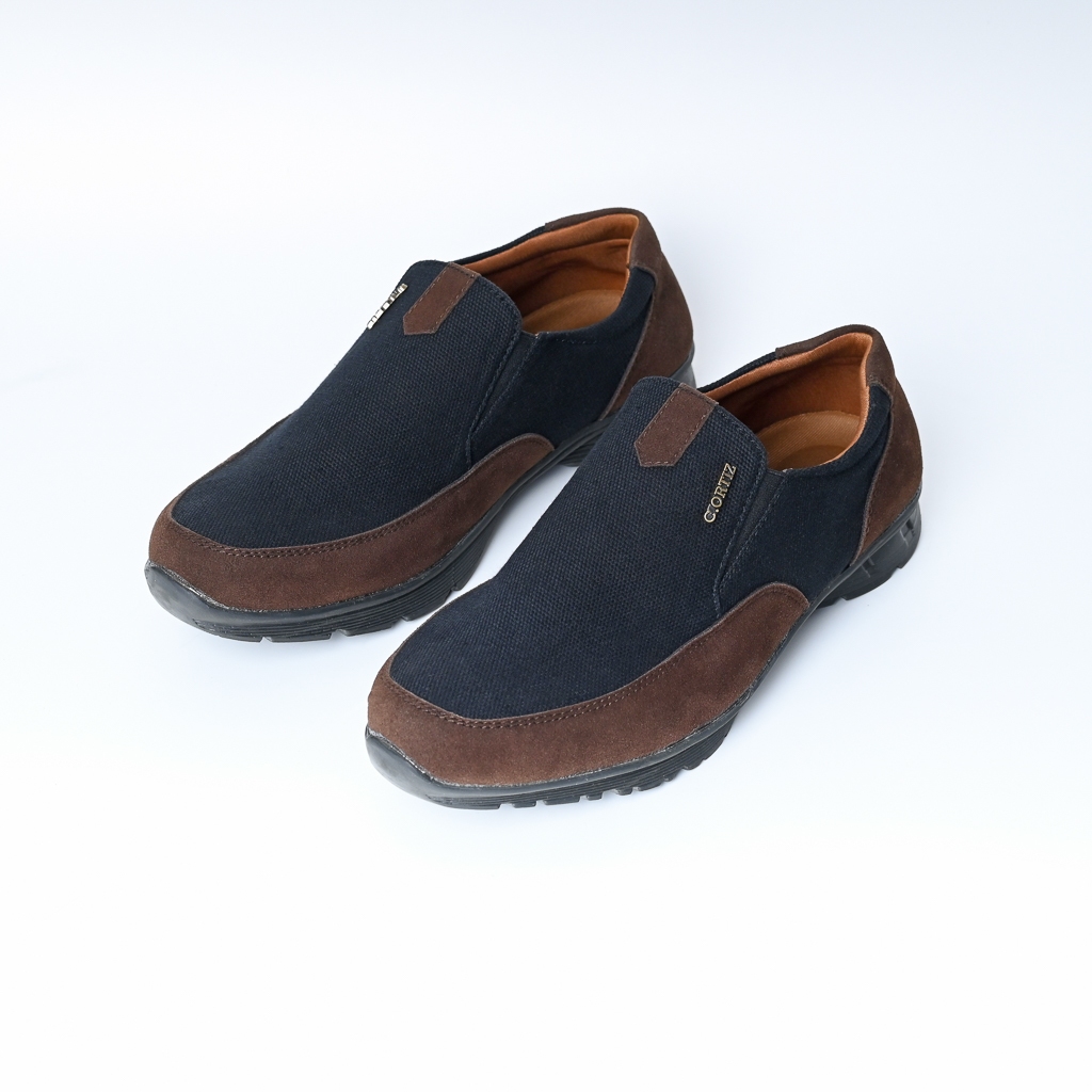 Jual Carlos Ortiz Sepatu Denim Kanvas Canvas Loafer Slip On Pria Monaco ...