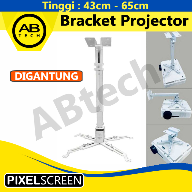 Jual Bracket Projector Gantung 60cm - Bracket Proyektor 43cm - 65cm ...
