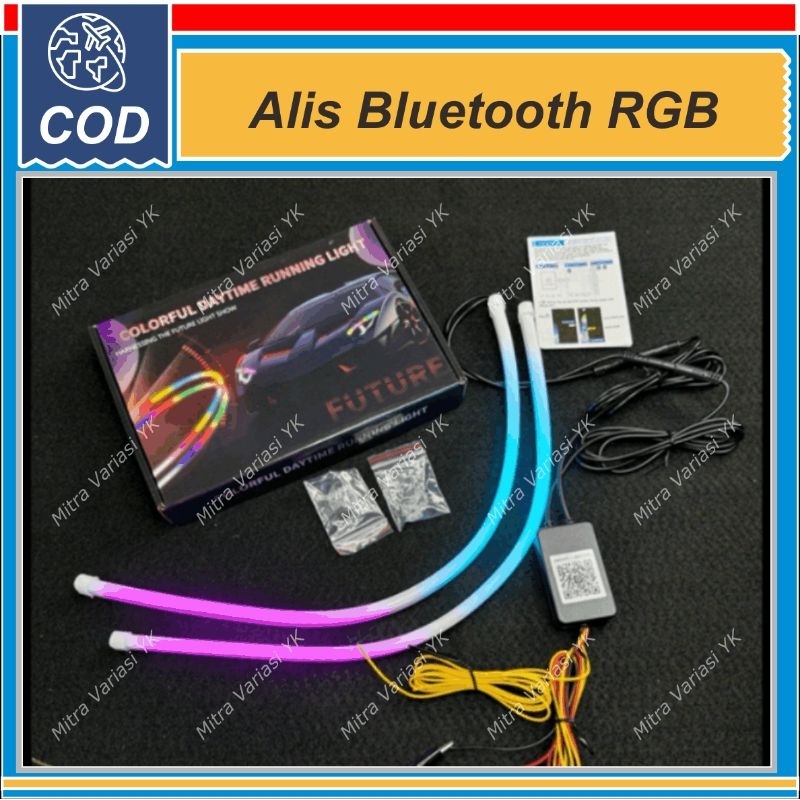 Jual ALIS RGB BLUETOOTH SAMBA MATRIX WRGB DRL FLEKSIBEL APLIKASI ...