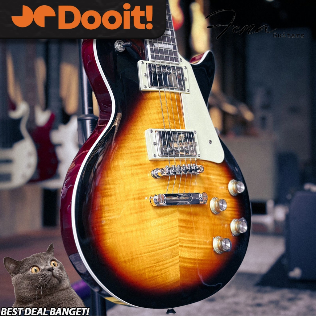 Jual FENA Guitars Les Paul LP STD Electric Guitar Gitar Elektrik ...