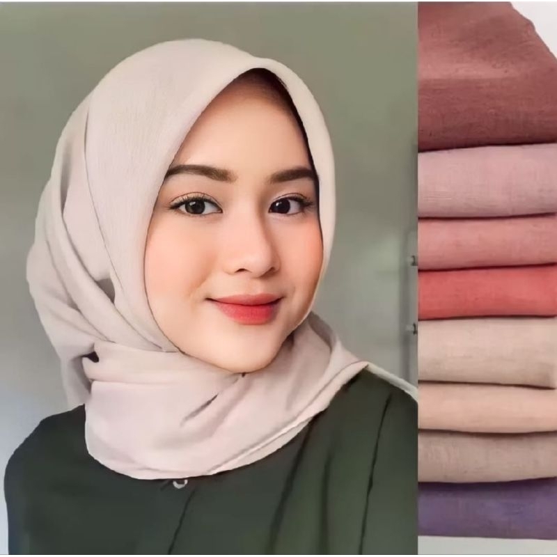 Jual Hijab Segi 4 PARIS PREMIUM AZARA Metal Logo Packing POUCH | Shopee ...