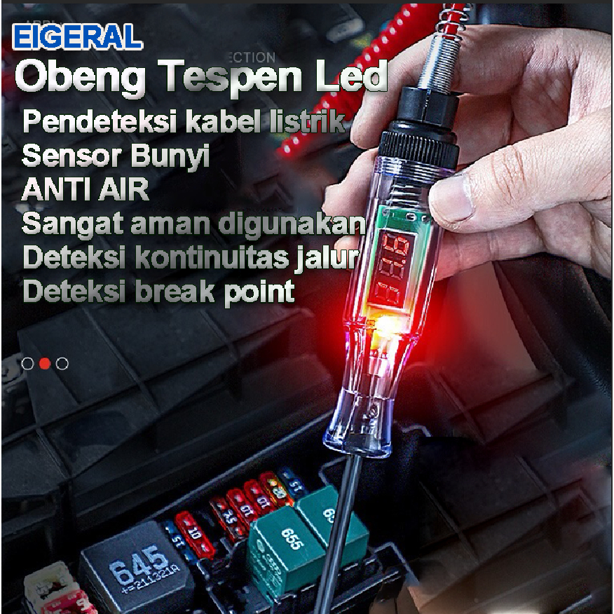 Jual Obeng Tespen Listrik DC Display Digital Test Pen Tester Untuk ...