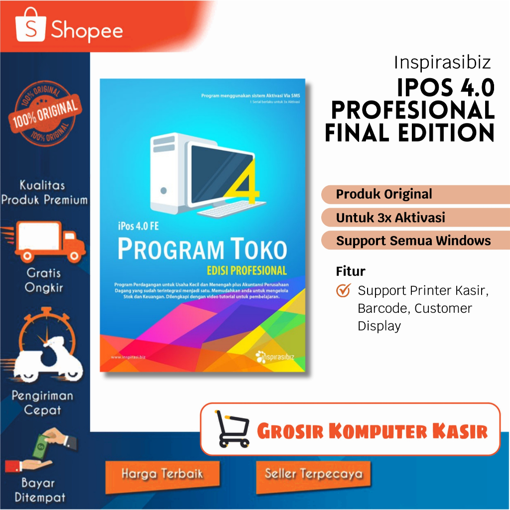 Jual Program Kasir Toko IPOS 4 FE | Program Kasir IPOS 4 FE | Program Kasir Toko Sembako ...