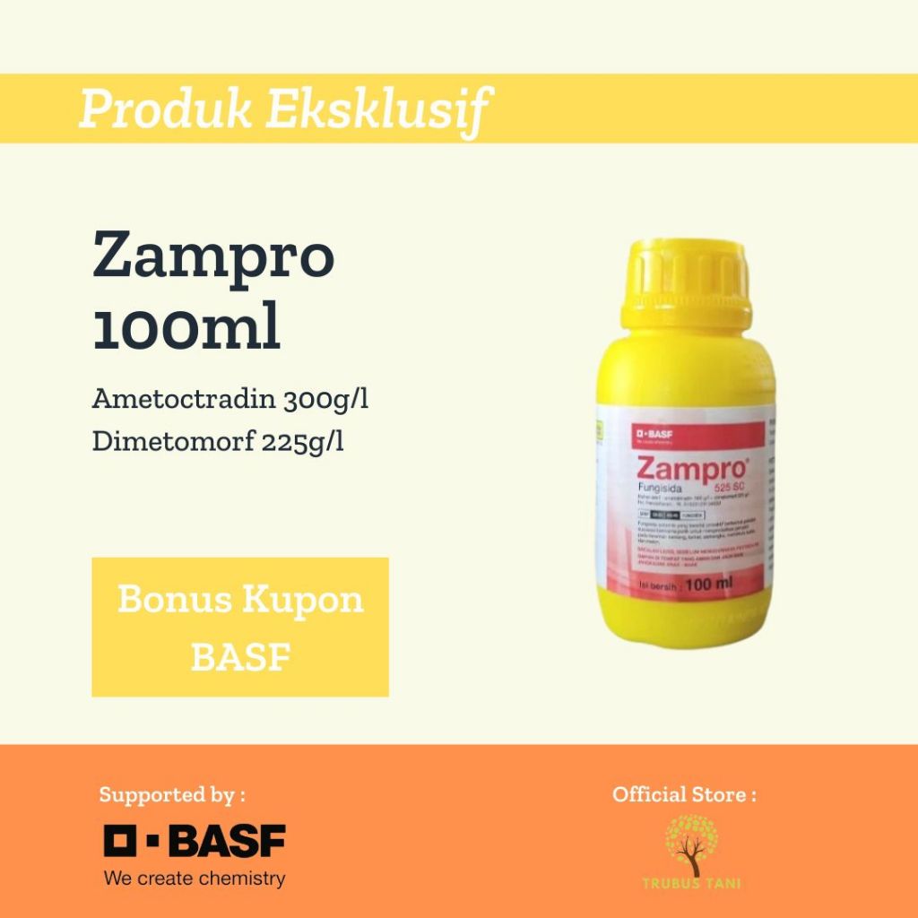 Jual Fungisida Zampro 525 SC isi 100ml yang bersifat sistemik dan ...