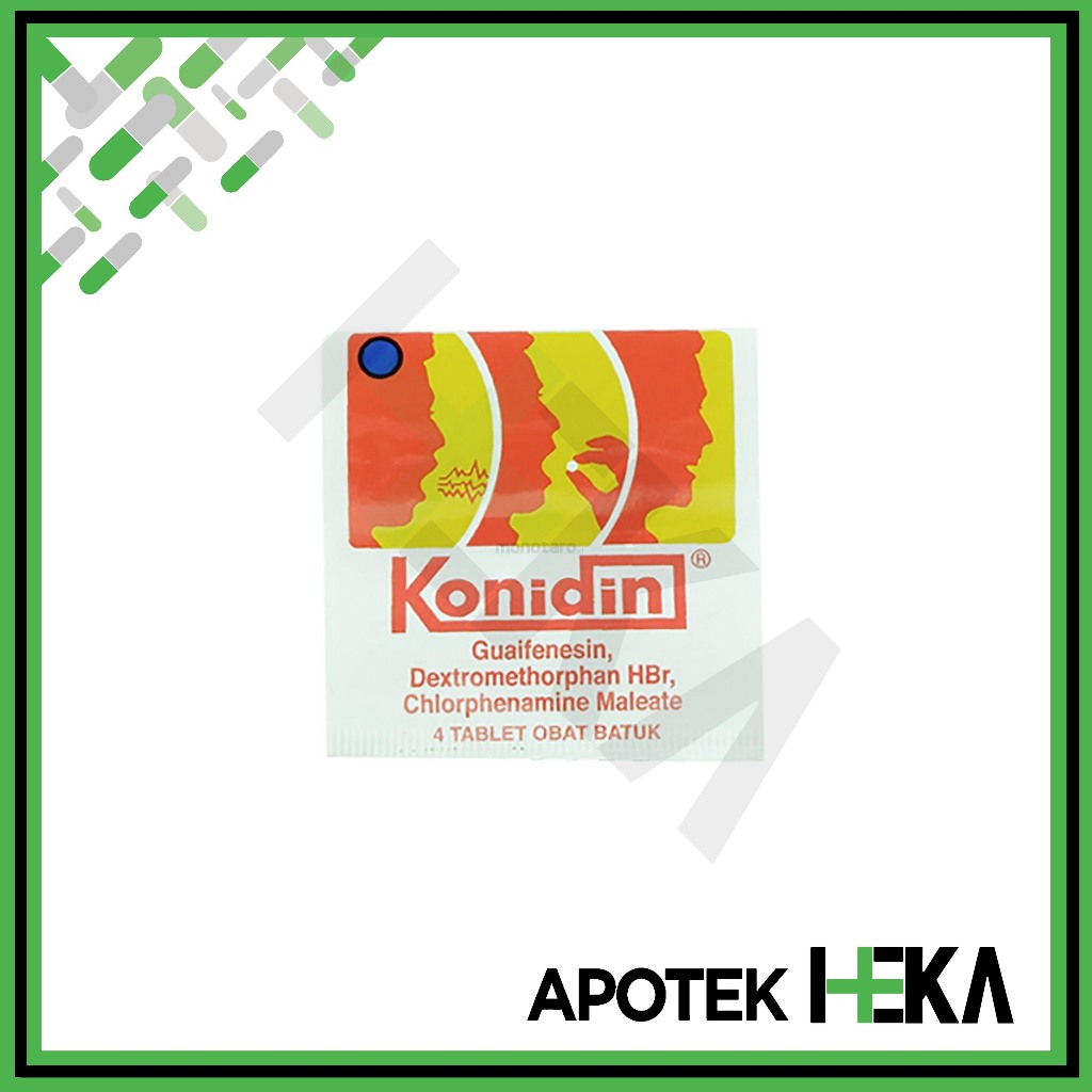 Jual Konidin Tablet Obat Batuk Strip isi 4 [Depok] | Shopee Indonesia
