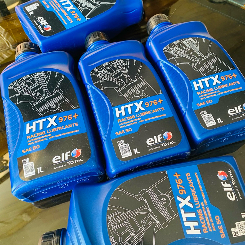Jual OLI SAMPING ELF HTX 976+ FULL SYNTETIC ORIGINAL | Shopee Indonesia