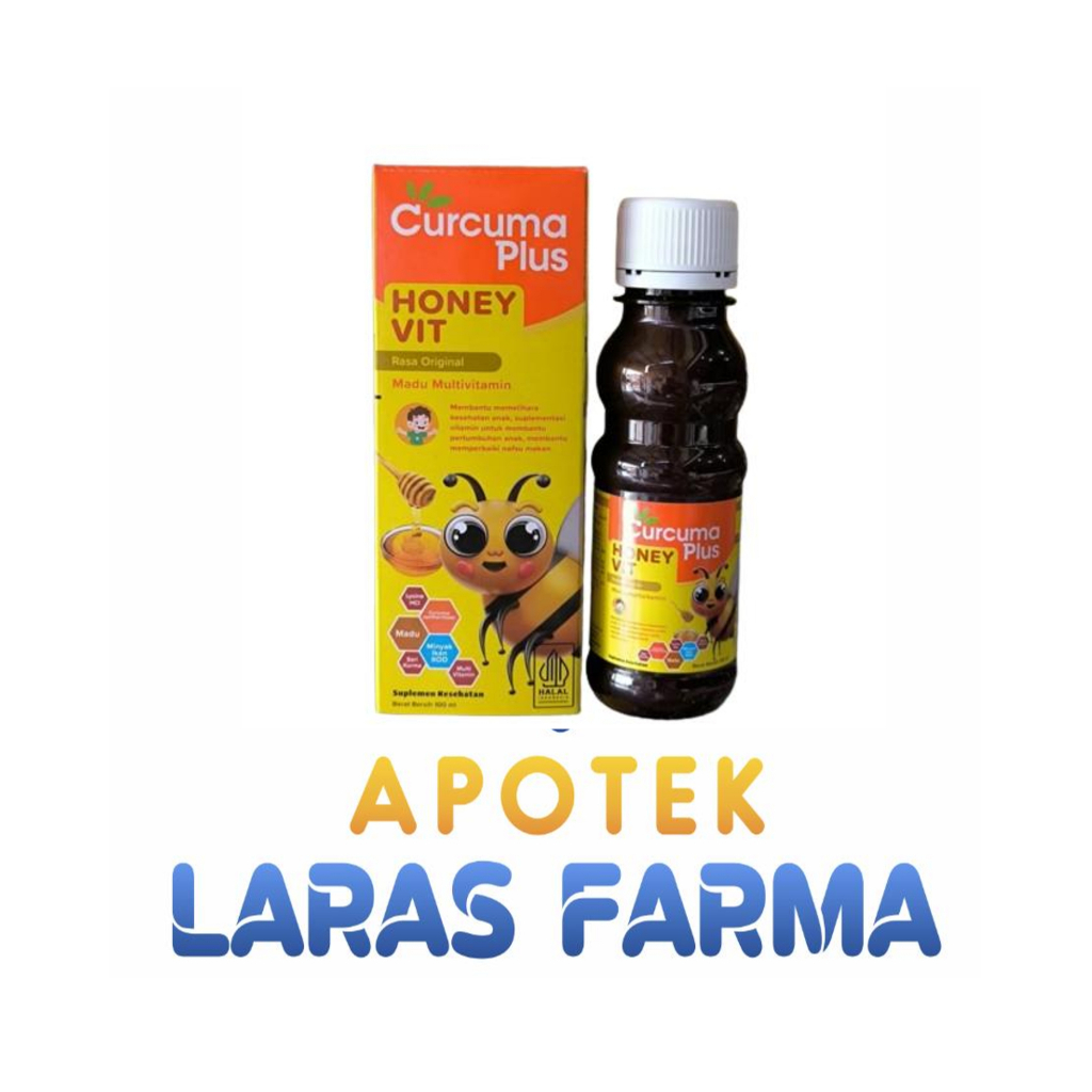 Jual Curcuma Plus Honey Vit Original 100 mL - Madu Multivitamin Anak ...