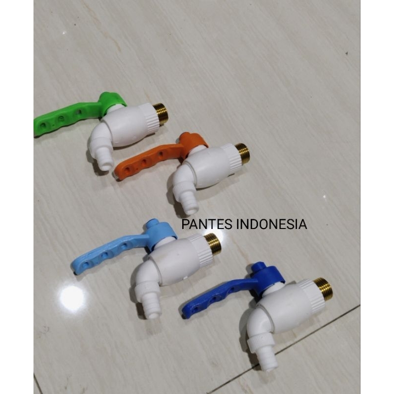 Jual PANTES INDONESIA Kran PPR YSK 1/2 3/4 Inch WARNA RANDOM / Kran ...