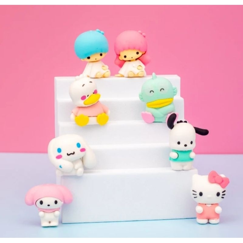 Jual 3 PCS Penghapus Pensil Karakter Lucu Sanrio My Melody Kuromi ...