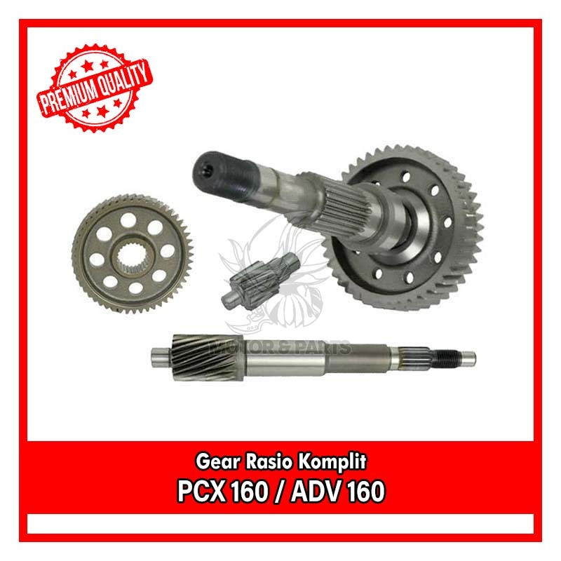 Jual Gear Rasio Gardan Komplit Honda PCX ADV 160 K1Z Kualitas Super ...