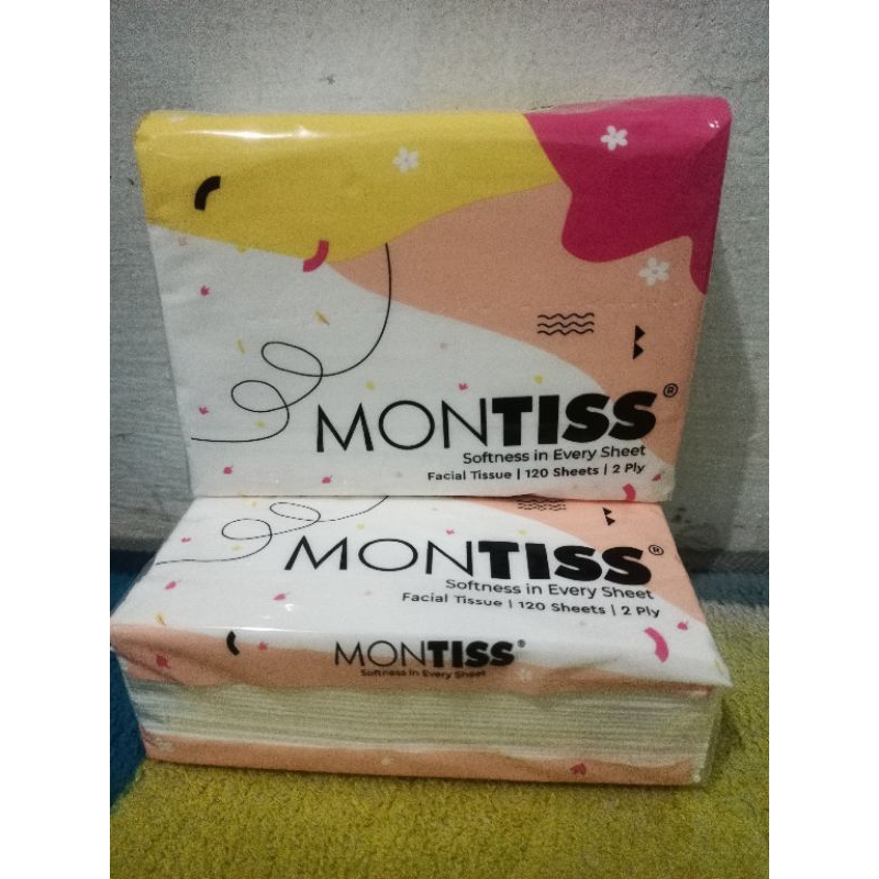 Jual Tisu Wajah Montiss Mini Softpack 120 sheet 2 fly | Shopee Indonesia