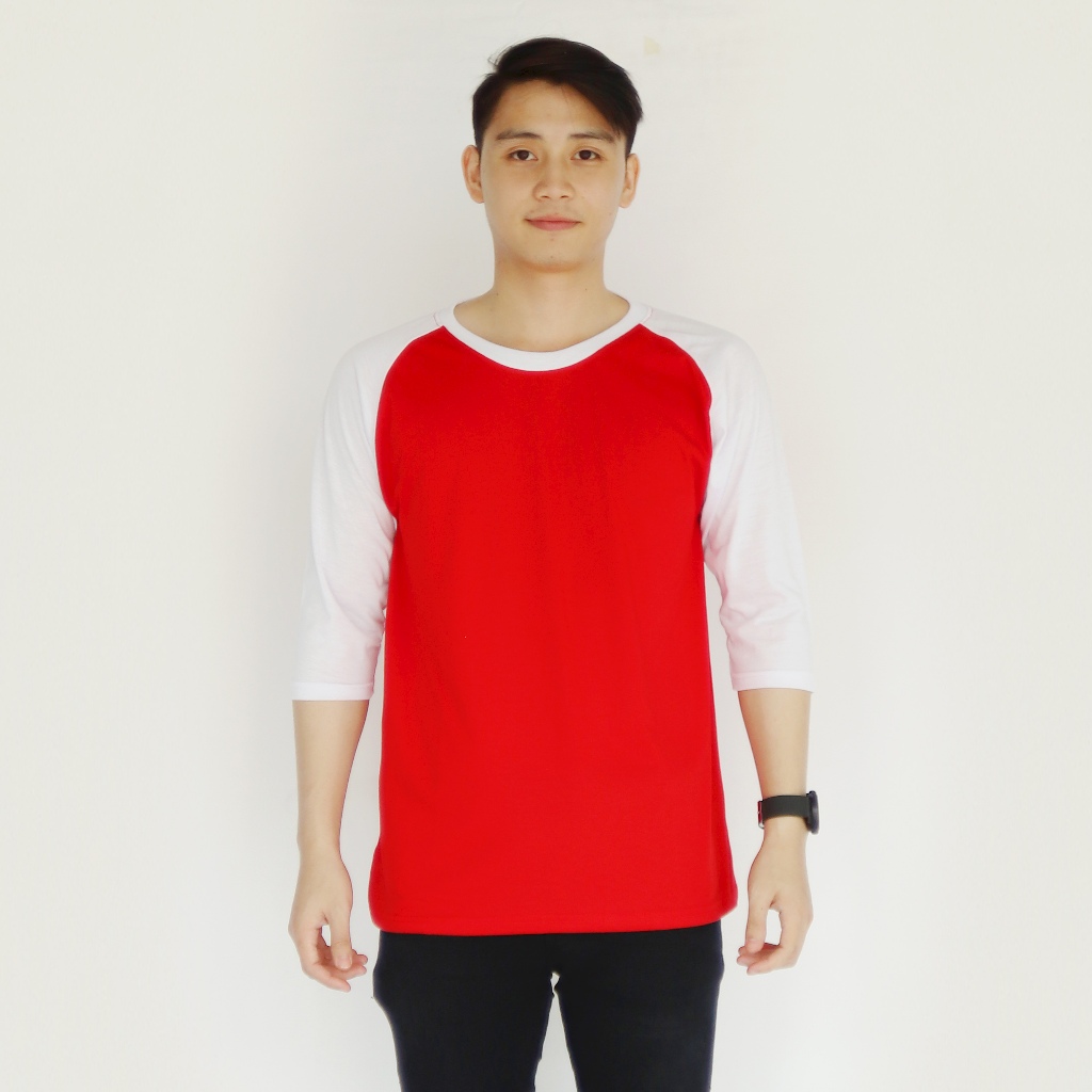 Jual liso Wear - Kaos Seragam Polos Raglan Merah Putih HUT Kemerdekaan ...