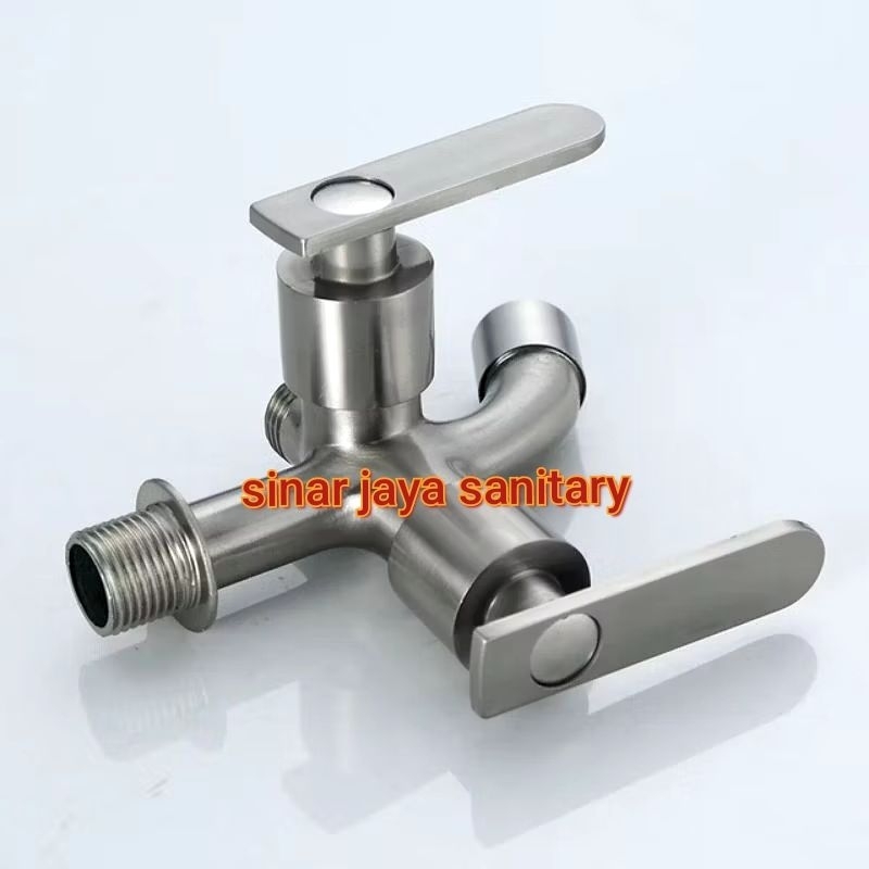 Jual Kran cabang stainless / Kran hand shower stainless / Kran mesin ...