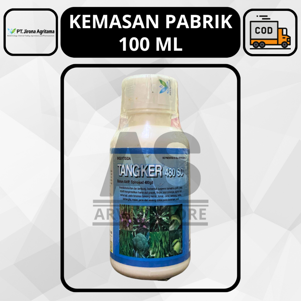 Jual Insektisida TANGKER 480 SC 100 ML Pengedali Hama Bahan Aktif Spinosad 480g/l | Shopee Indonesia