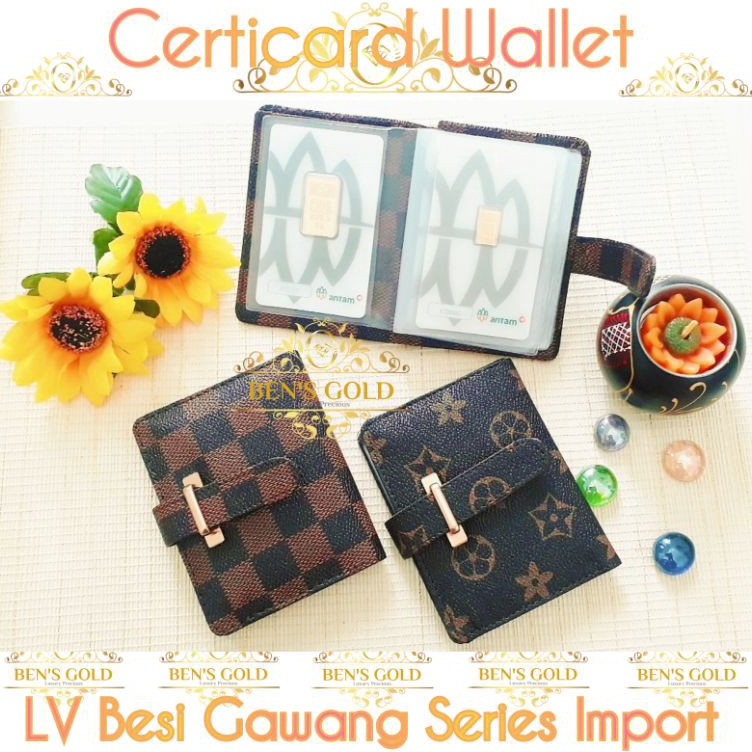 Jual Proses sekarang DOMPET ANTAM LOGAM MULIA KEMASAN KARTU PRESS BESI ...