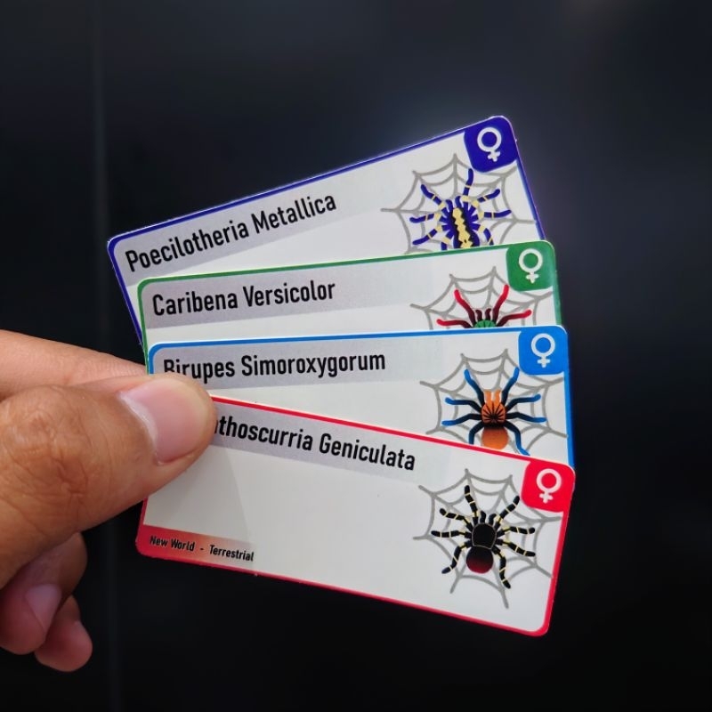 Jual Label Stiker Nama Tarantula | Shopee Indonesia