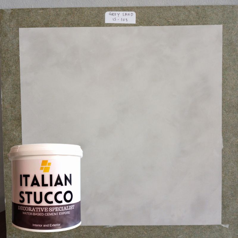 Jual Italian stucco paint - cat motif semen ekspos - grey sand - 5kg ...