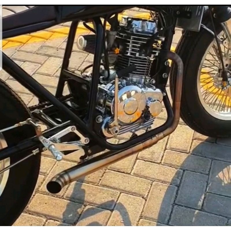 Jual Knalpot Custom Caferacer Japstyle Honda GL / Megapro / Tiger/Tiger ...
