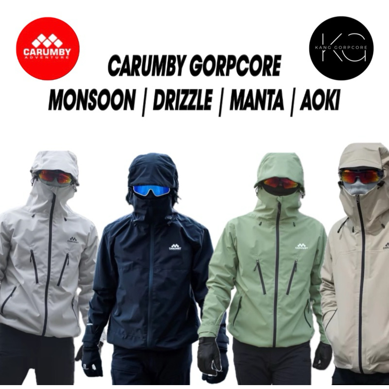 Jual Jaket Outdoor Gopcore Carumby monsoon & Drizzle & Manta | Shopee ...
