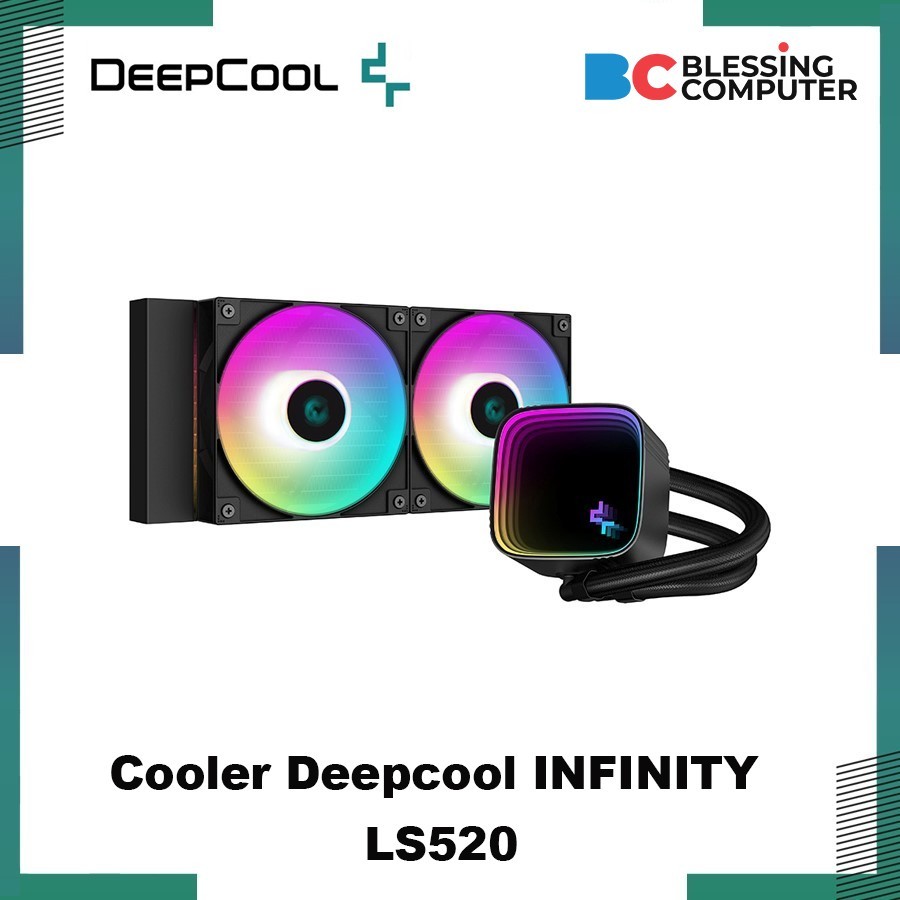 Jual Cooler Deepcool INFINITY LS520 SE ARGB 240mm Black R-LS520-BKAMMM ...