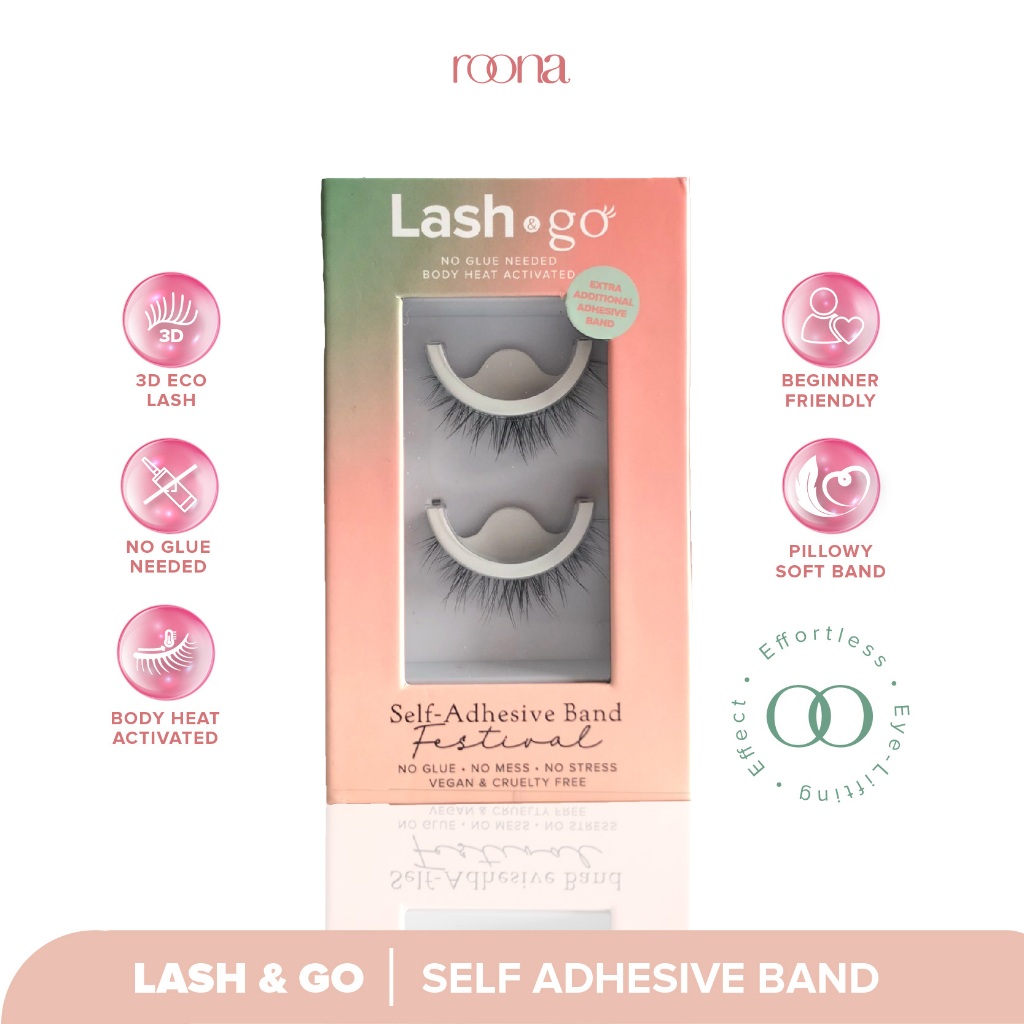Jual ROONA - Lash & Go [Langsung Tempel] Bulu Mata Palsu Tanpa Lem ...