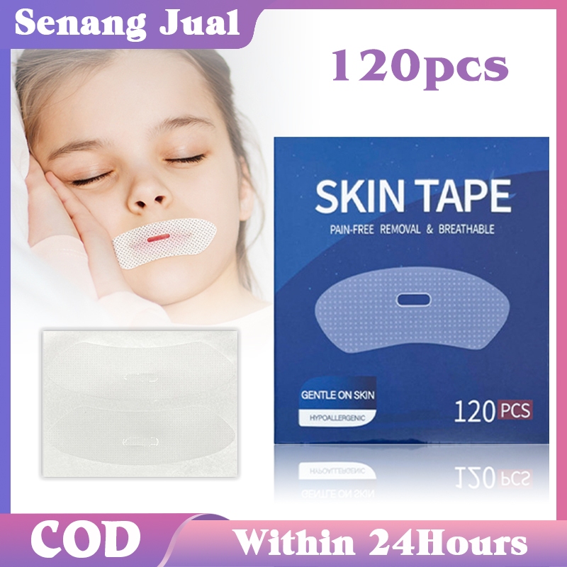 Jual Isi 12pc Sticker Anti Ngorok Sticker Mulut Tidur Mouth Tape Sleep ...