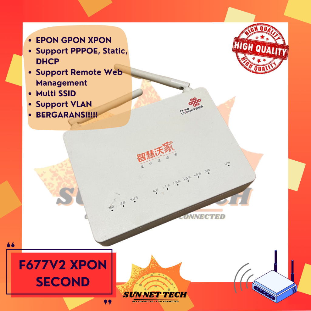 Jual ZTE F677V2 XPON EPON GPON MODEM Second | Shopee Indonesia