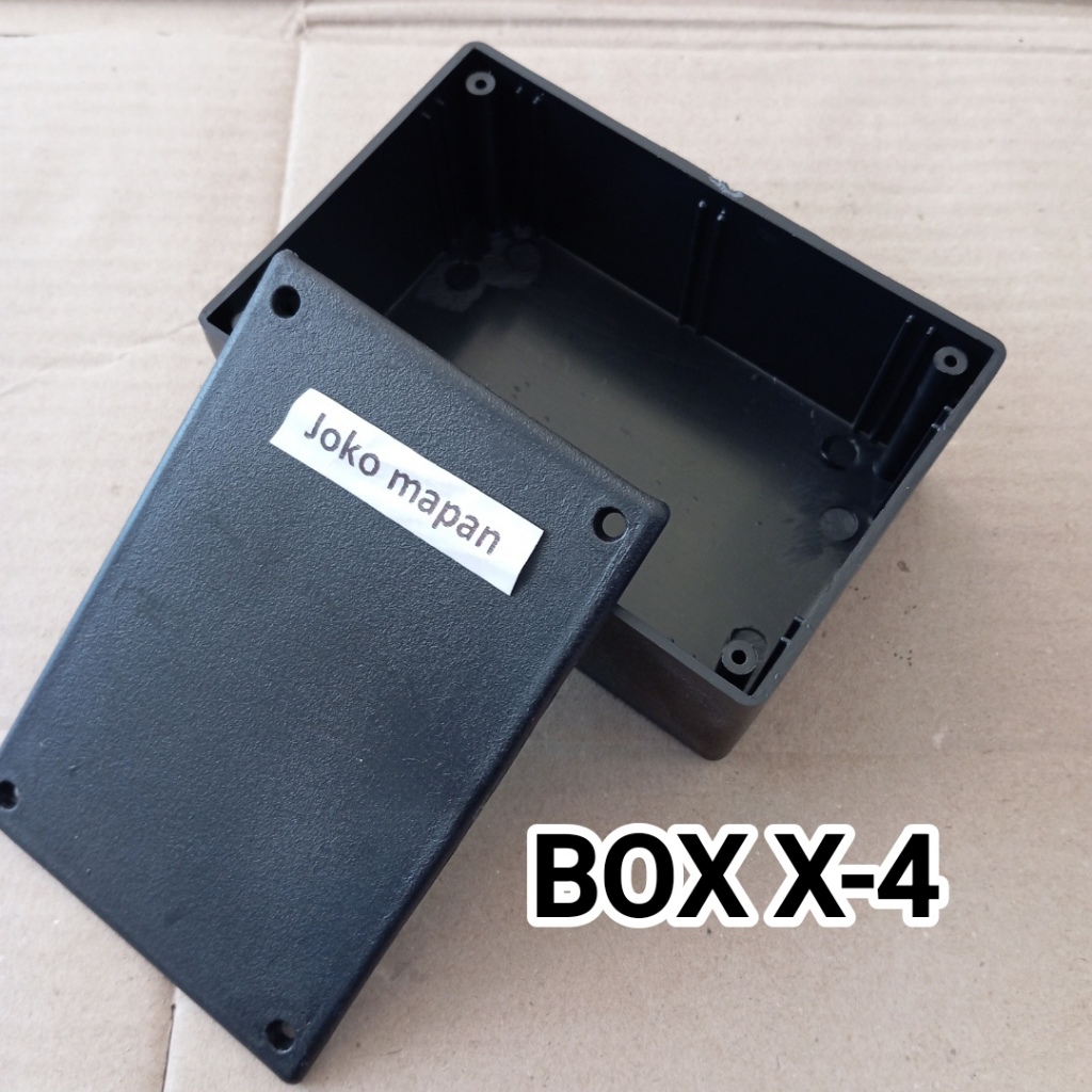Jual Box kotak plastik hitam X4 BOX KX-4 12,5 x 8,5 x 5,2 cm | Shopee ...