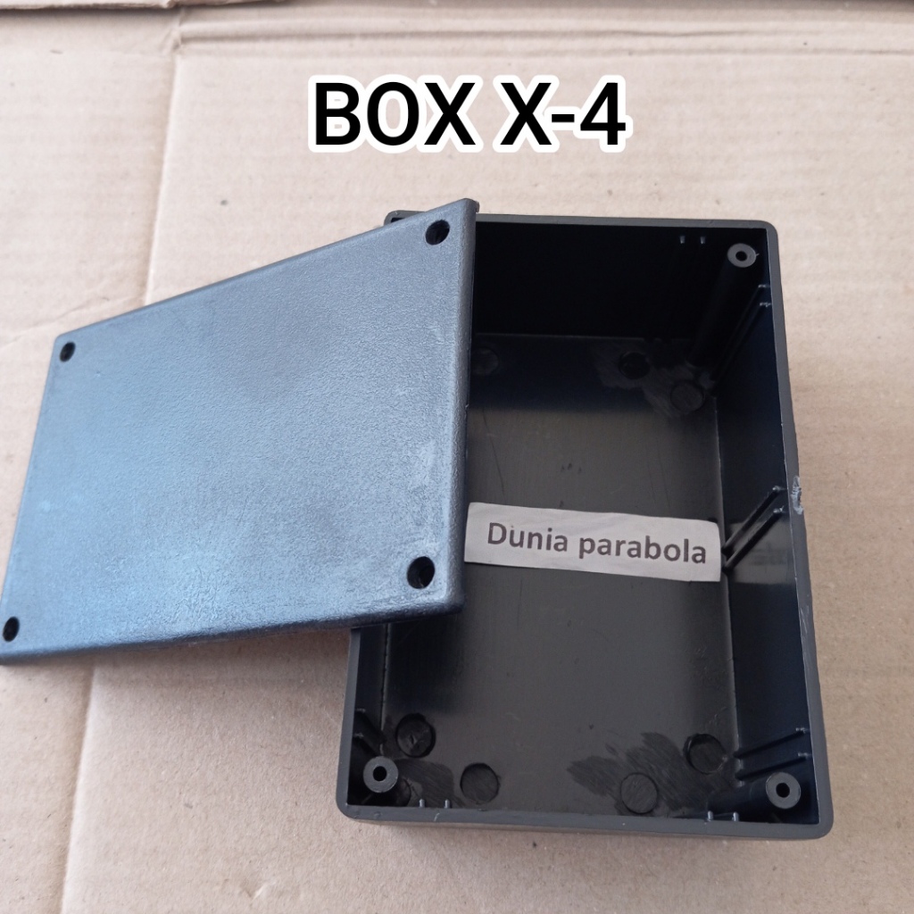 Jual Box kotak hitam plastik x4 box kx 4 tebal 12,5 x 8,5 x 5,2 cm ...